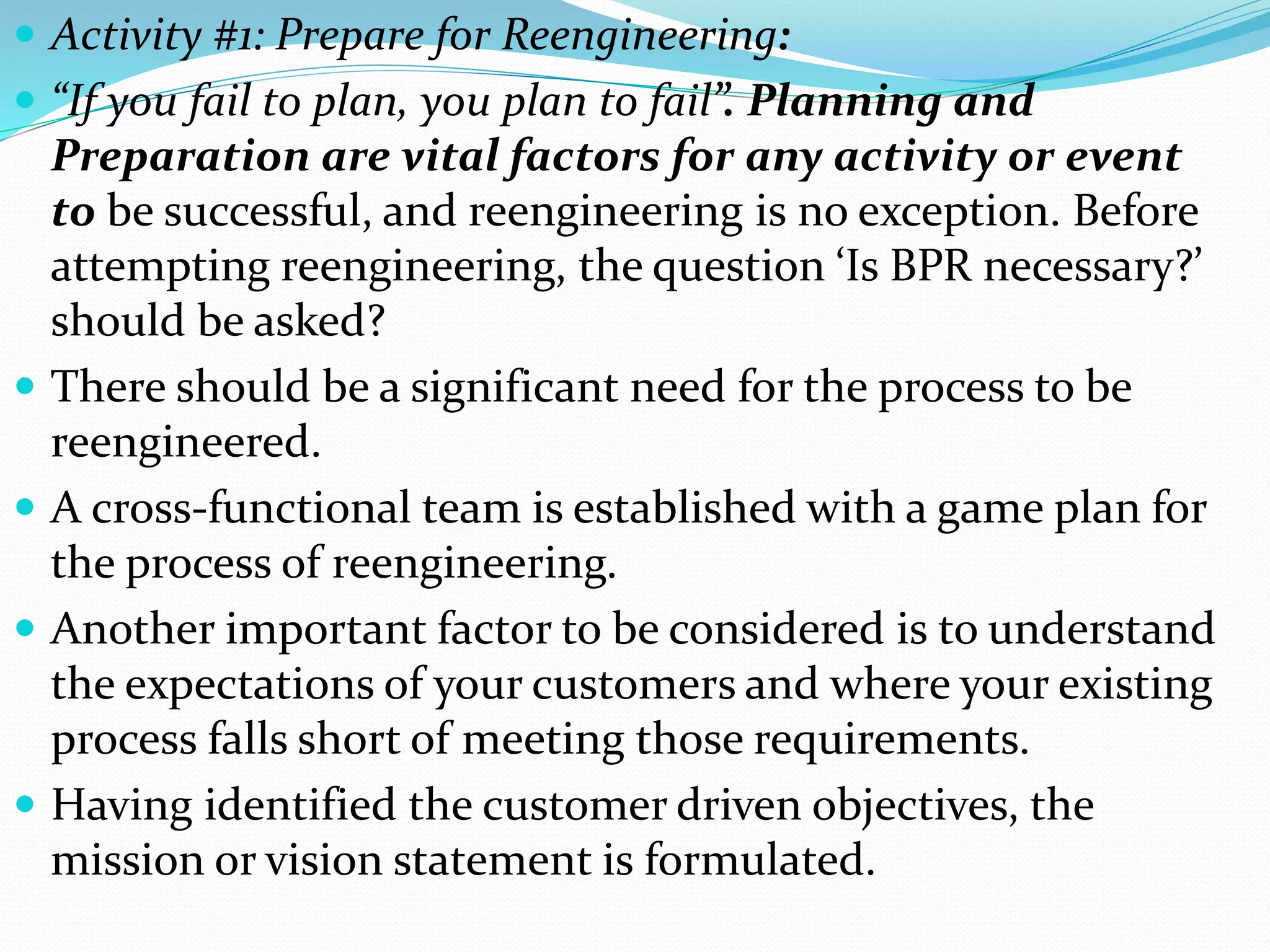 Business Process Reengineering | PPT