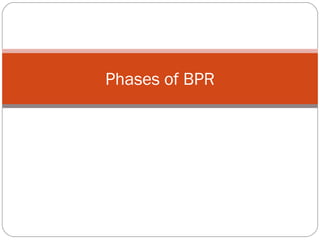 Bpr phases | PPT