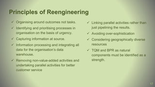 Business Process Reengineering:A consolidated approach to different ...
