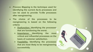 Business Process Reengineering:A consolidated approach to different ...