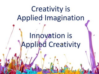 Introduction to Innovation | PPTX