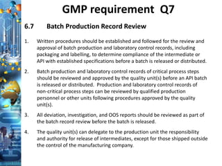 BPR review and batch release | PPTX