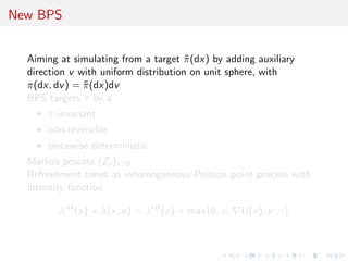 comments on exponential ergodicity of the bouncy particle sampler | PDF | Physics | Science