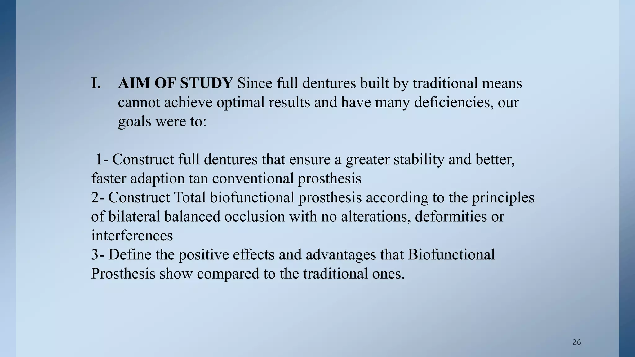 biofunctional prosthetic system | PPTX
