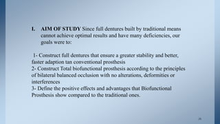 biofunctional prosthetic system | PPTX