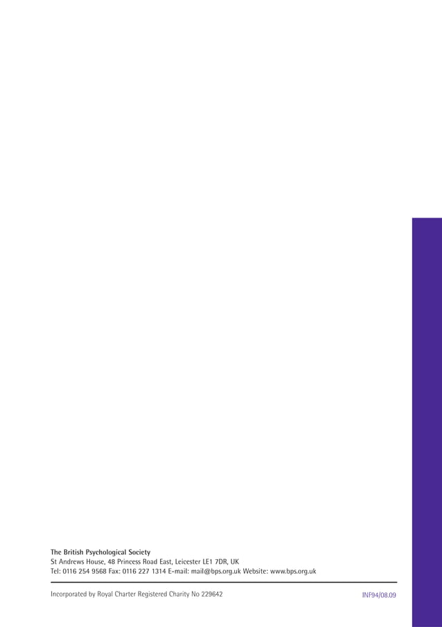 Bps code of ethics | PDF