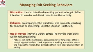 Behavioral and Psychological Symptoms of Dementia: Assessment and Non ...