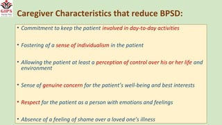 Behavioral and Psychological Symptoms of Dementia: Assessment and Non ...