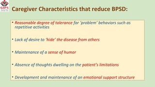 Behavioral and Psychological Symptoms of Dementia: Assessment and Non ...