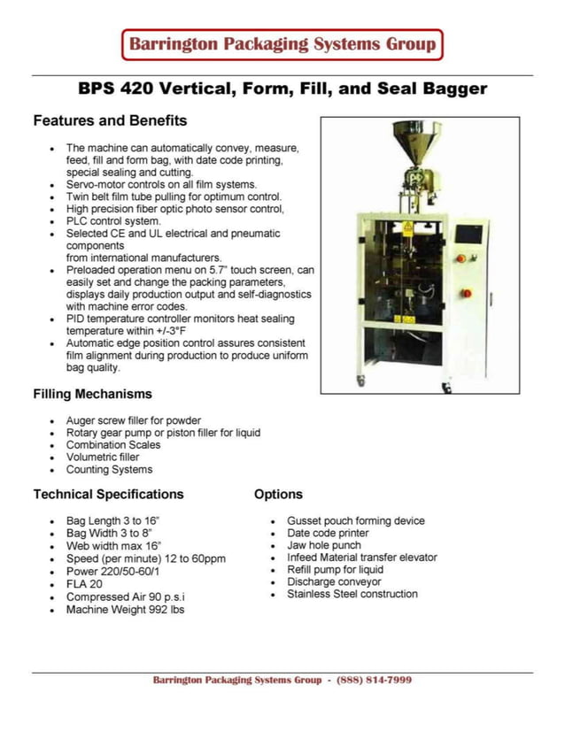 Bpsg Equipment Info Documents | PDF