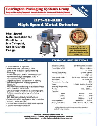 Bpsg Equipment Info Documents | PDF