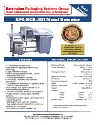 Bpsg Equipment Info Documents | PDF