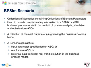 BPSim The Interchange Format | PPT