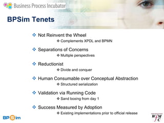 BPSim The Interchange Format | PPT