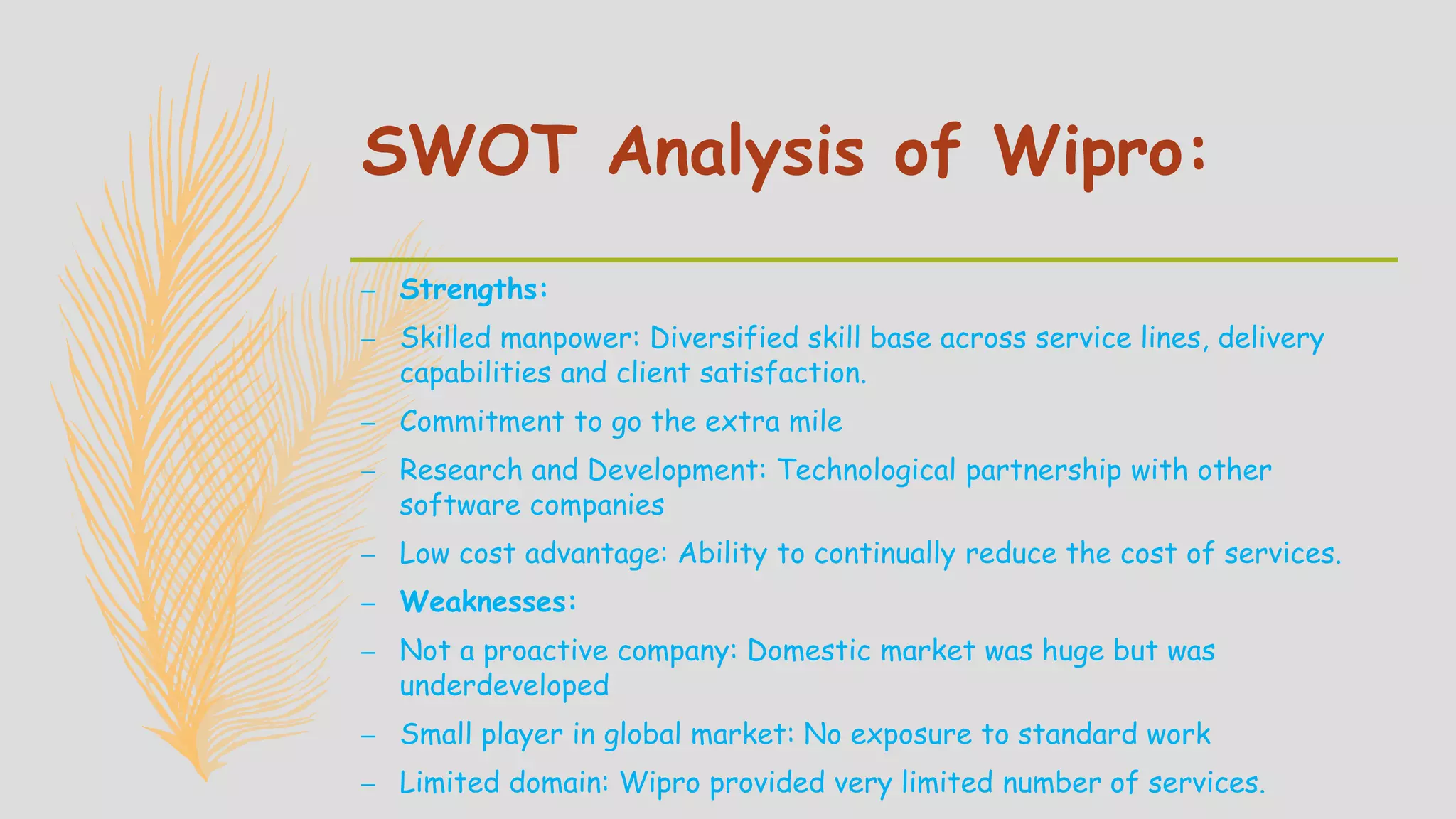 Case Study on WIPRO | PPTX