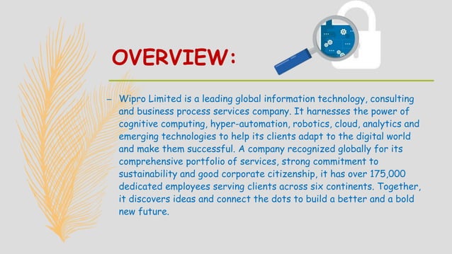Case Study on WIPRO | PPTX