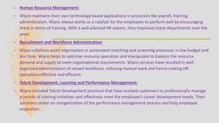 Case Study on WIPRO | PPTX