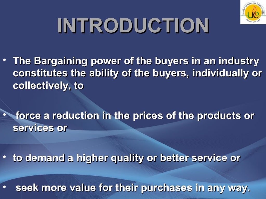 Bpsm bargaining power of buyers Bpsm bargaining power of buyers