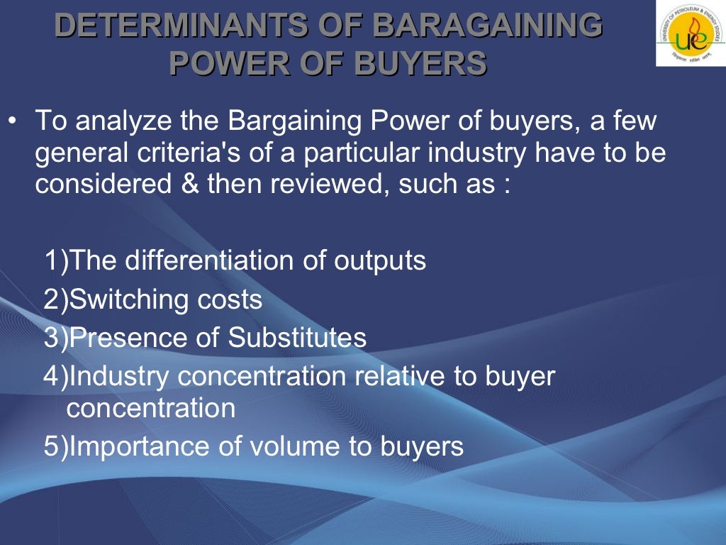 Bpsm bargaining power of buyers Bpsm bargaining power of buyers