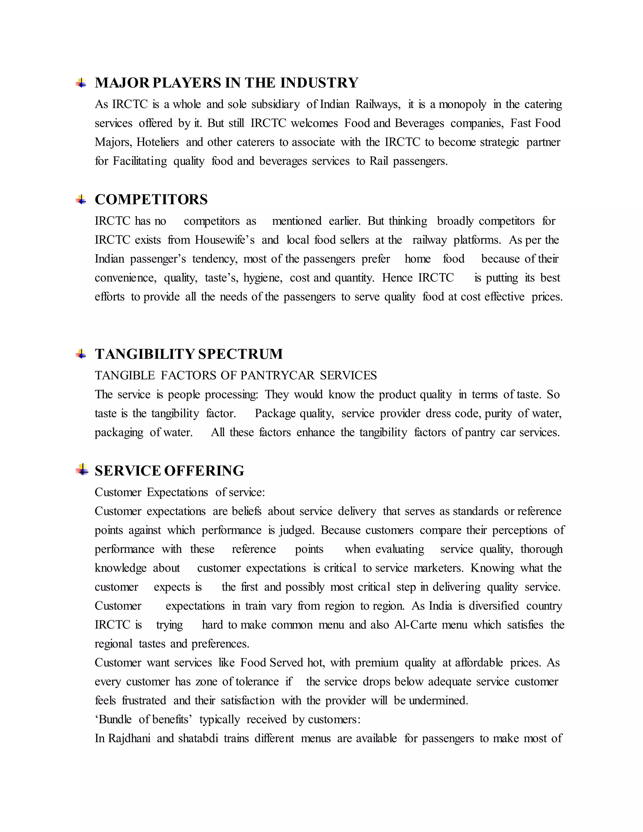 IRCTC,Indian Railway Catering and Tourism Corporation | DOCX