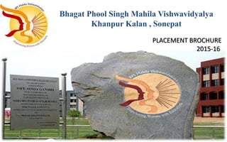 Department Of Electronics & Communication, BPSMV | PPT