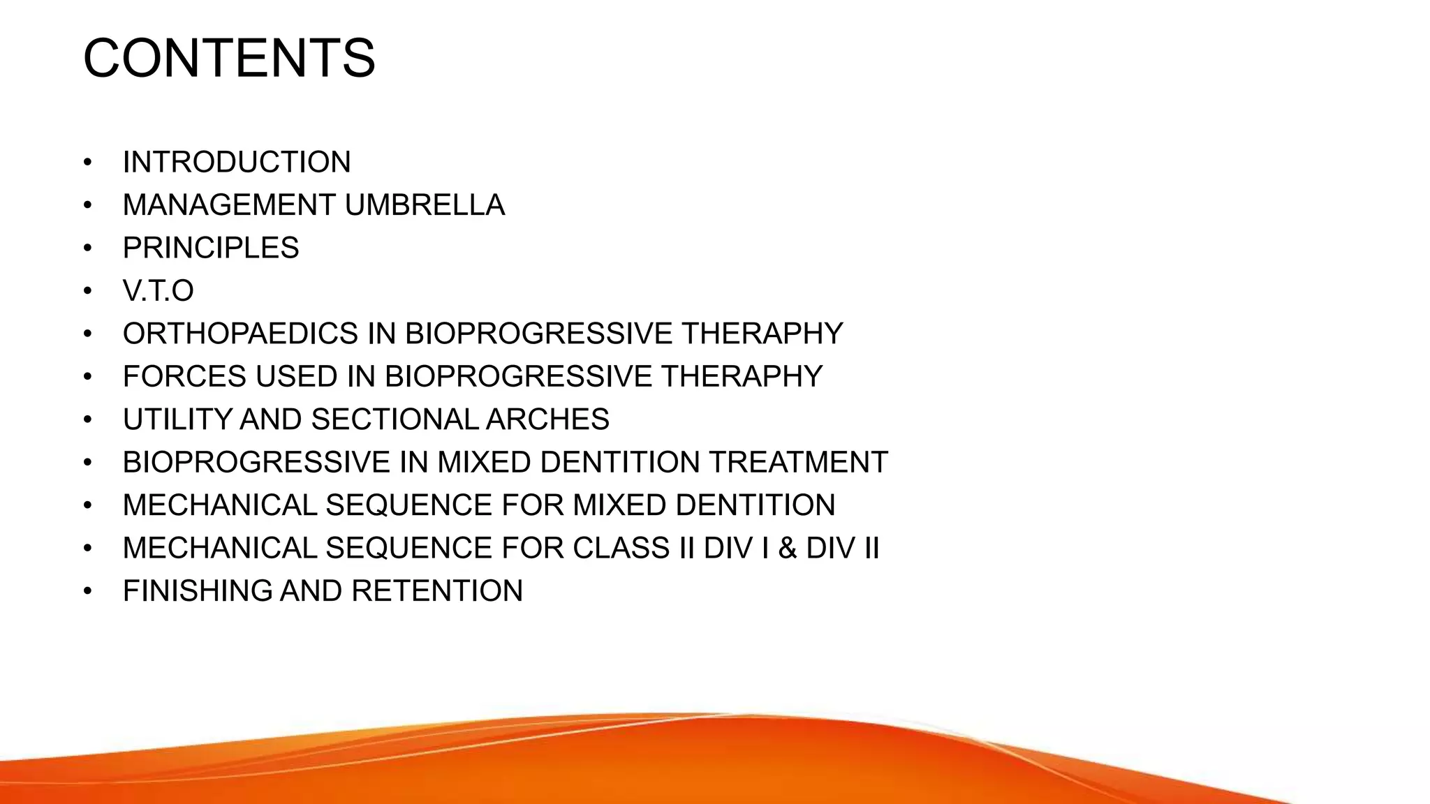 Bioprogressive theraphy | PPTX