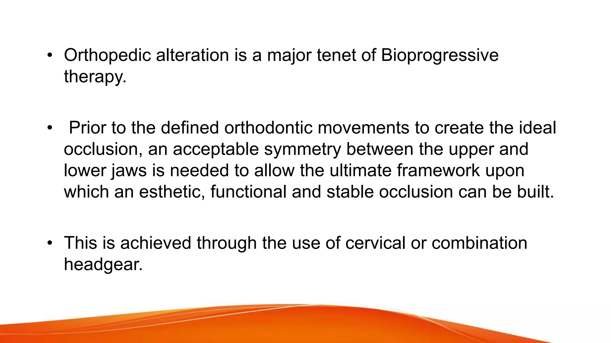 Bioprogressive theraphy | PPTX