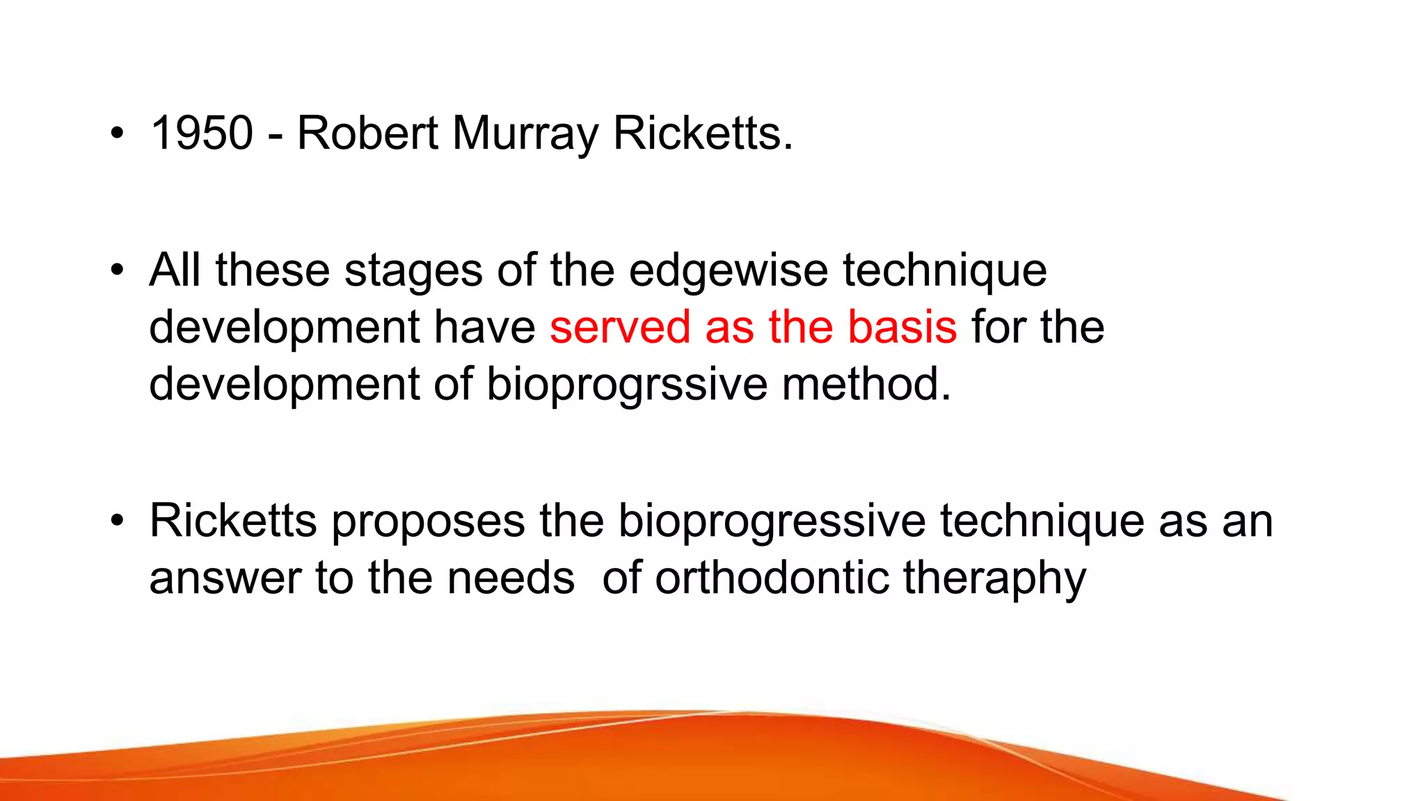 Bioprogressive theraphy | PPTX