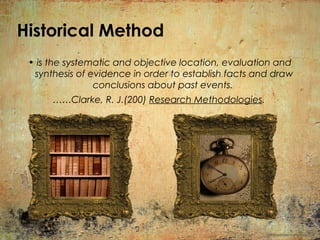 historical research | PPT
