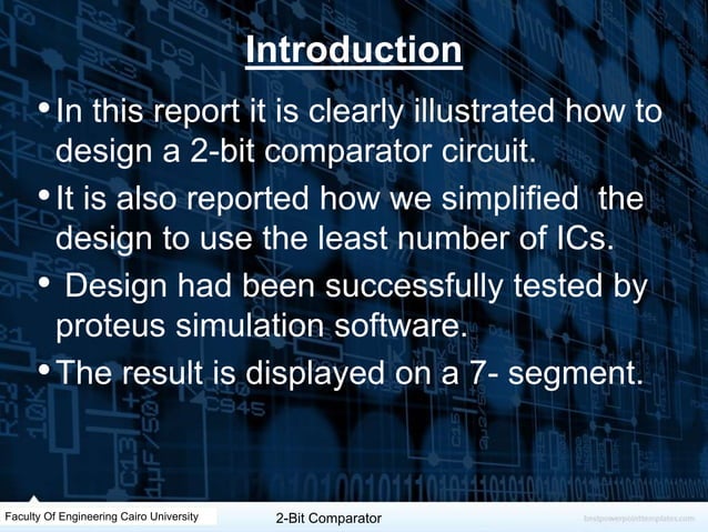2-bit comparator | PPSX