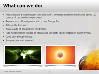 Global Warming | PPT | Weather | Science