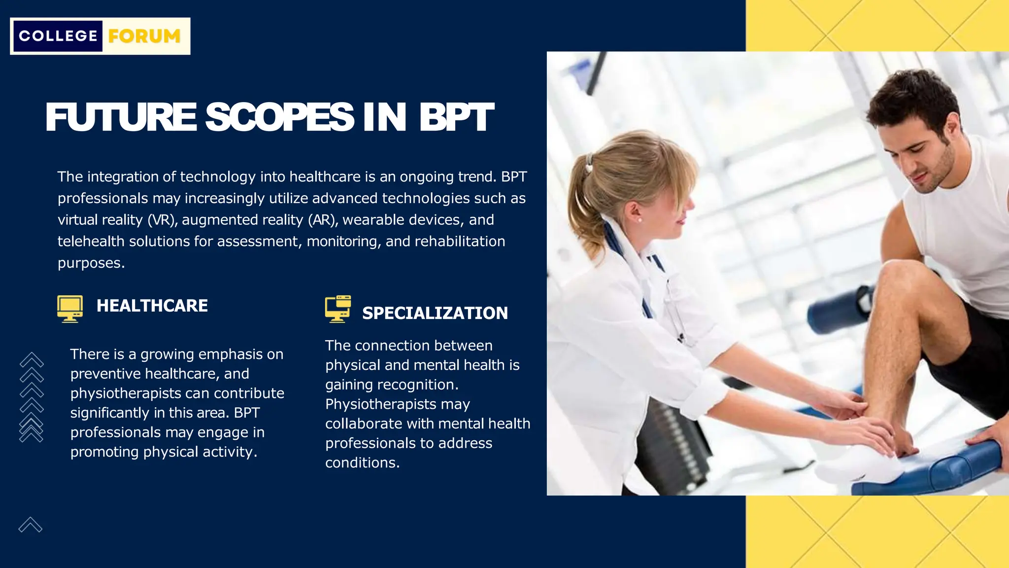 Why bachelors of physiotherapy is best career option for students? | PPT