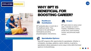 Why bachelors of physiotherapy is best career option for students? | PPT