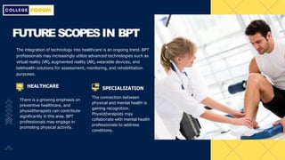 Why bachelors of physiotherapy is best career option for students? | PPT