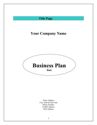 business plan for dummies | PDF