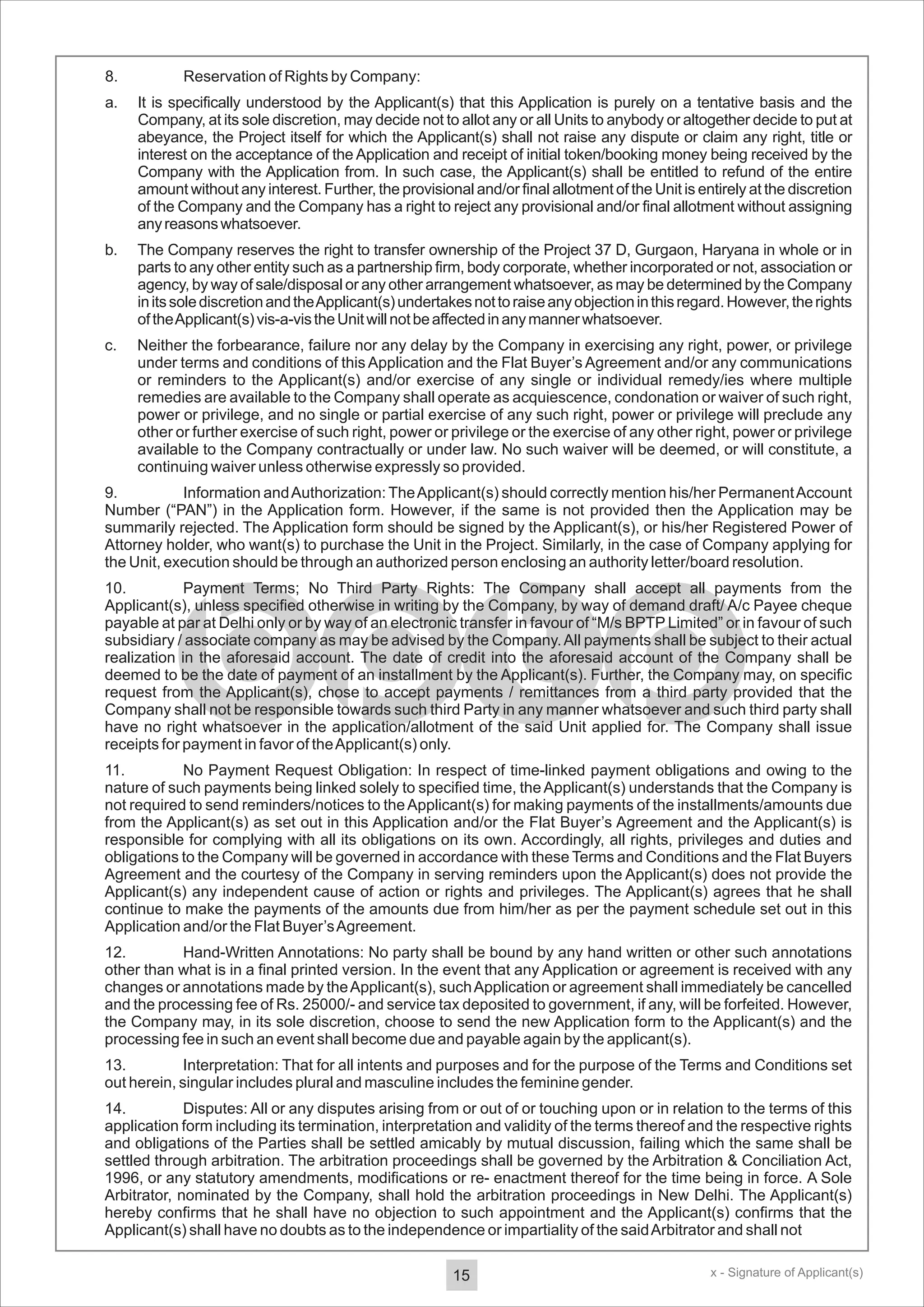 Bptp new-launch-sec-37d-gurgaon new-project_application_form_37-d ...