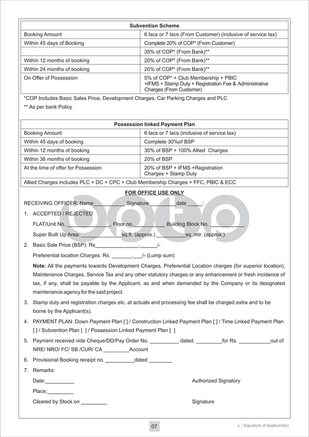 Bptp new-launch-sec-37d-gurgaon new-project_application_form_37-d ...