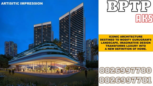 Bptp Luxury Project Launching Soon 4BHK+SQ 3500 Sqft Sector 37D Gurgaon ...