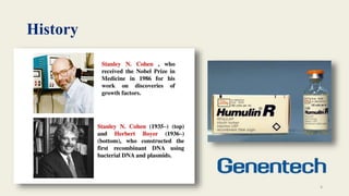 Microbial Insulin Production powerpoint presentation | PPTX