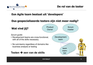 BPUG Seminar 2014 Rik Marselis - effectief testen in agile | PPT