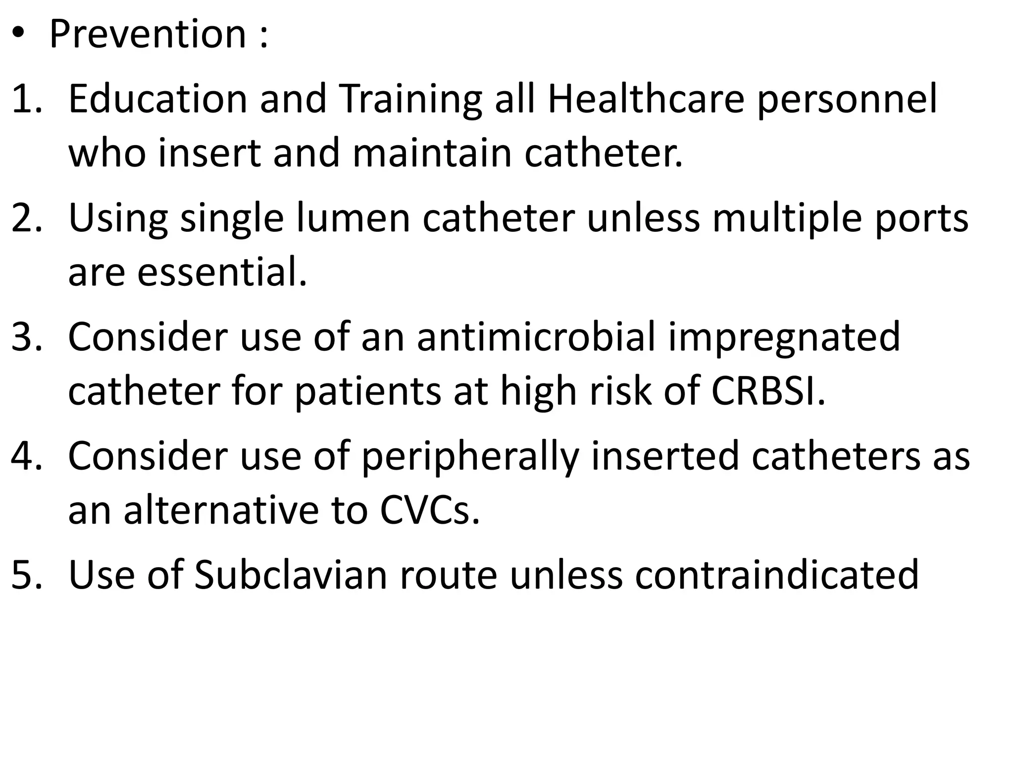 Catheter associated blood stream infections | PPTX