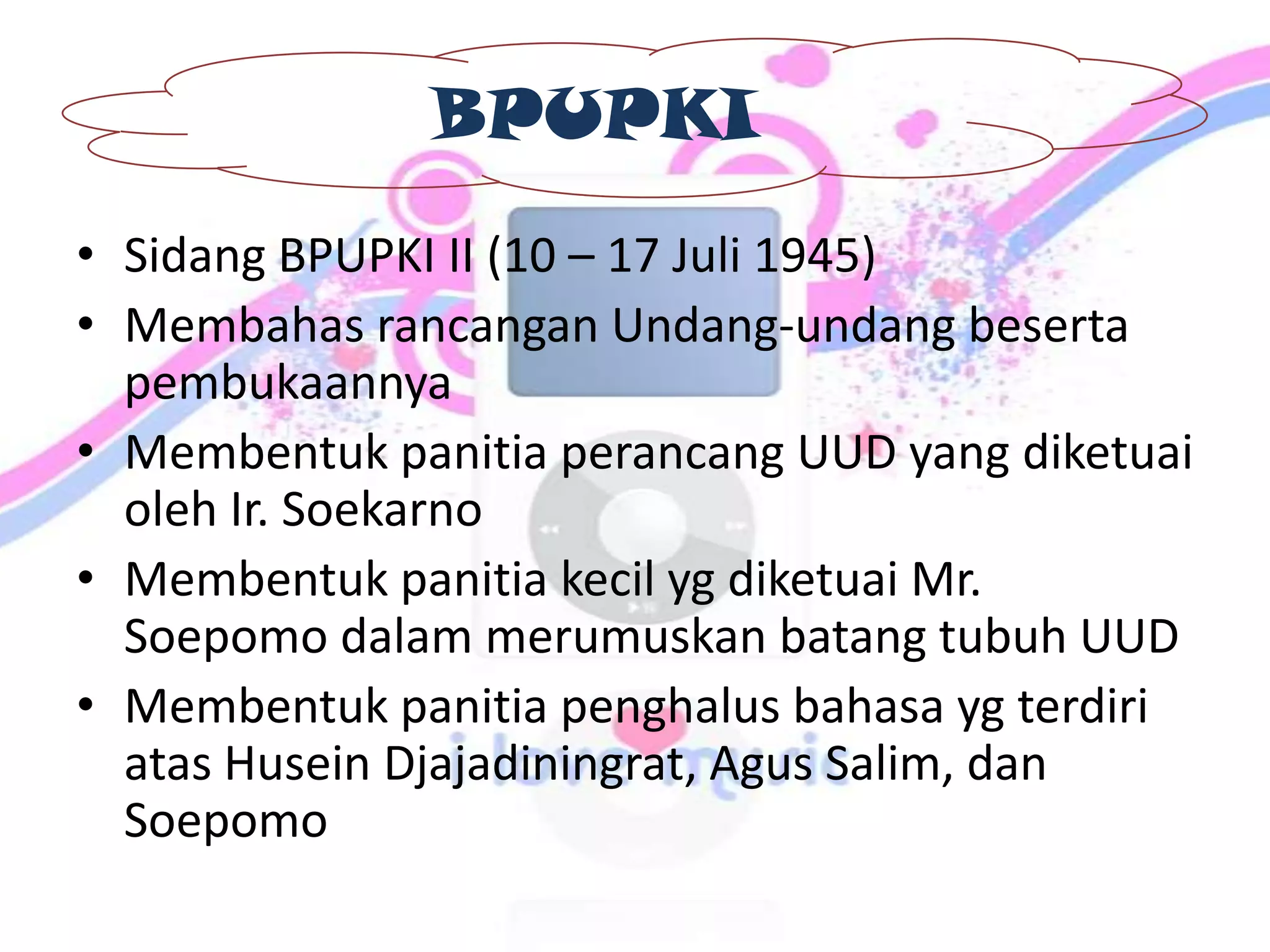 BPUPKI dan PPKI | PPTX