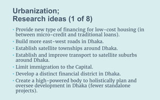 Top Ideas for Urbanization | PPTX