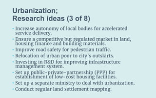 Top Ideas for Urbanization | PPTX
