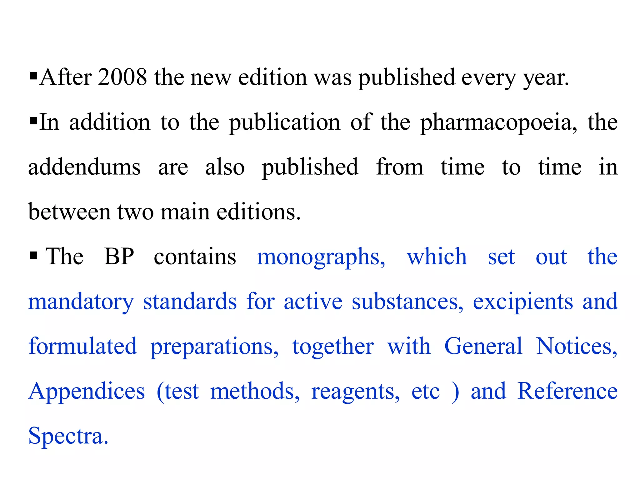 Bp & usp | PDF
