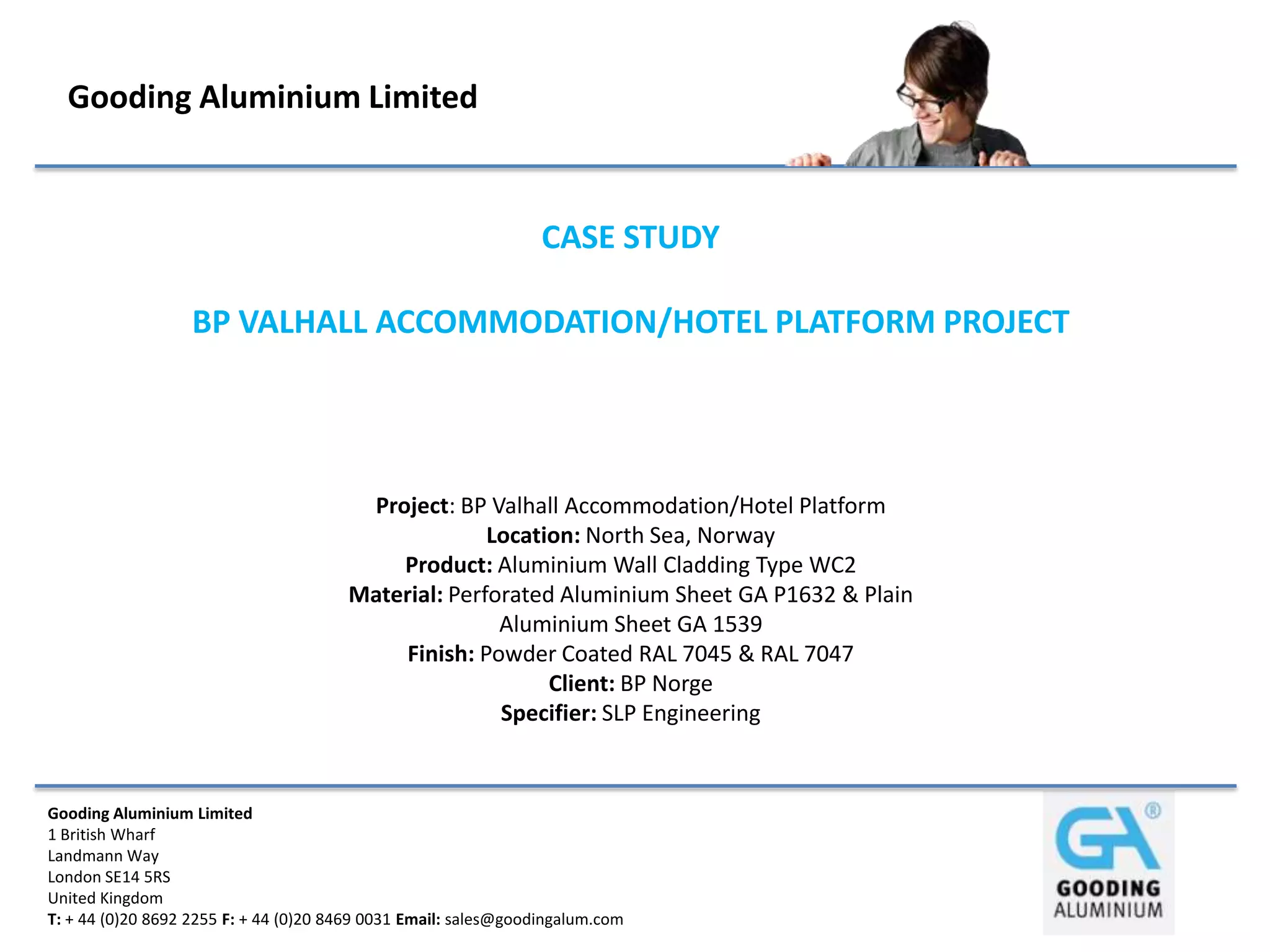 Aluminium Wall Cladding Case Study for BP Valhall Accommodation/Hotel ...