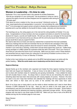 Bpw newsletter-october | PDF