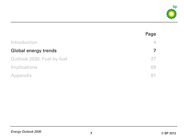 BP Energy Outlook 2030 | PDF | Power and Energy Industry | Industries