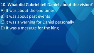 Bible Quiz in the Book of Daniel and the Book of Acts | PPTX
