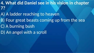 Bible Quiz in the Book of Daniel and the Book of Acts | PPTX